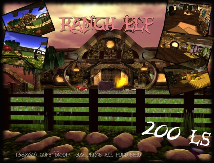 Second Life Marketplace - RANCH HOME ELF